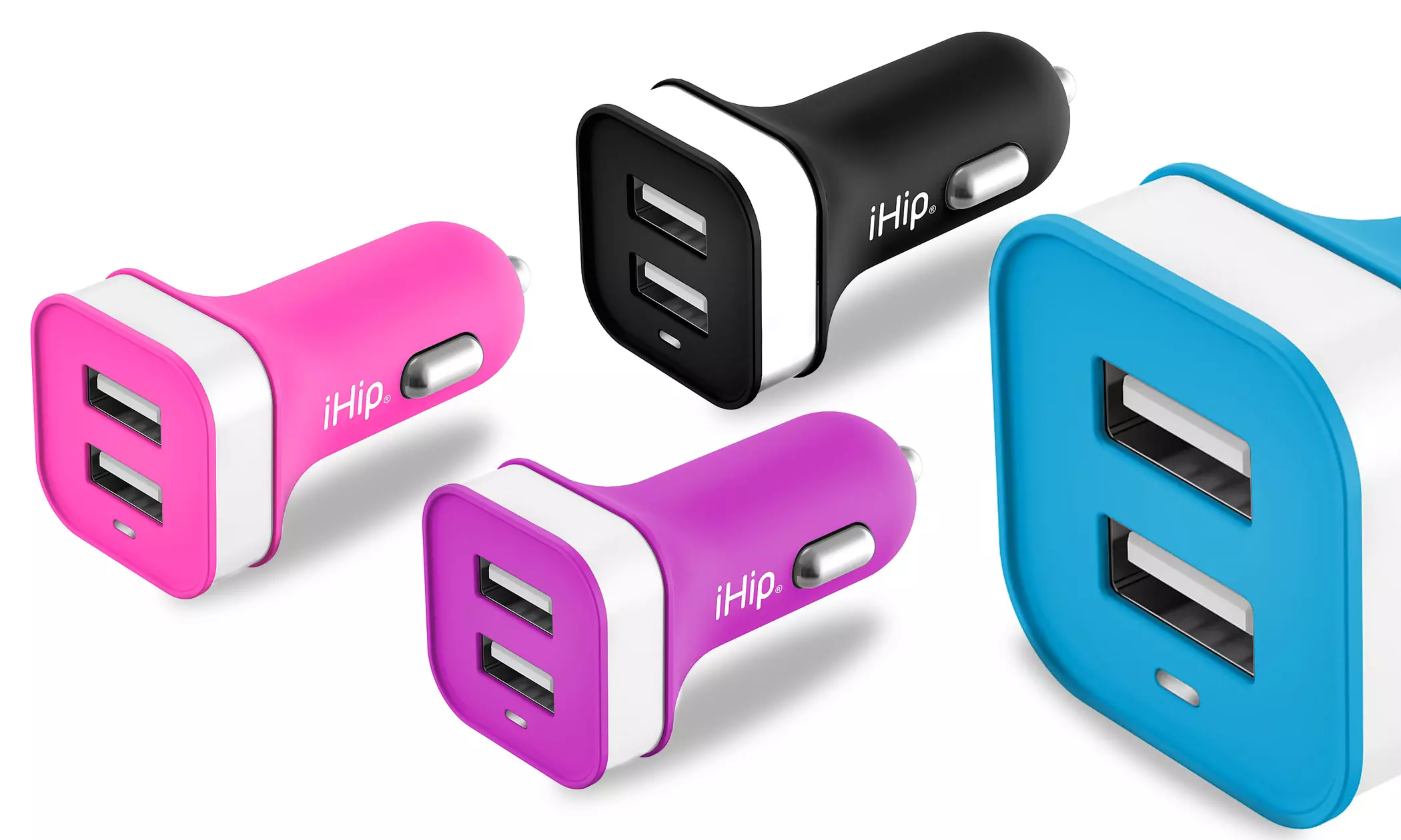 iHip Dual-Port USB Car Charger | Groupon Goods