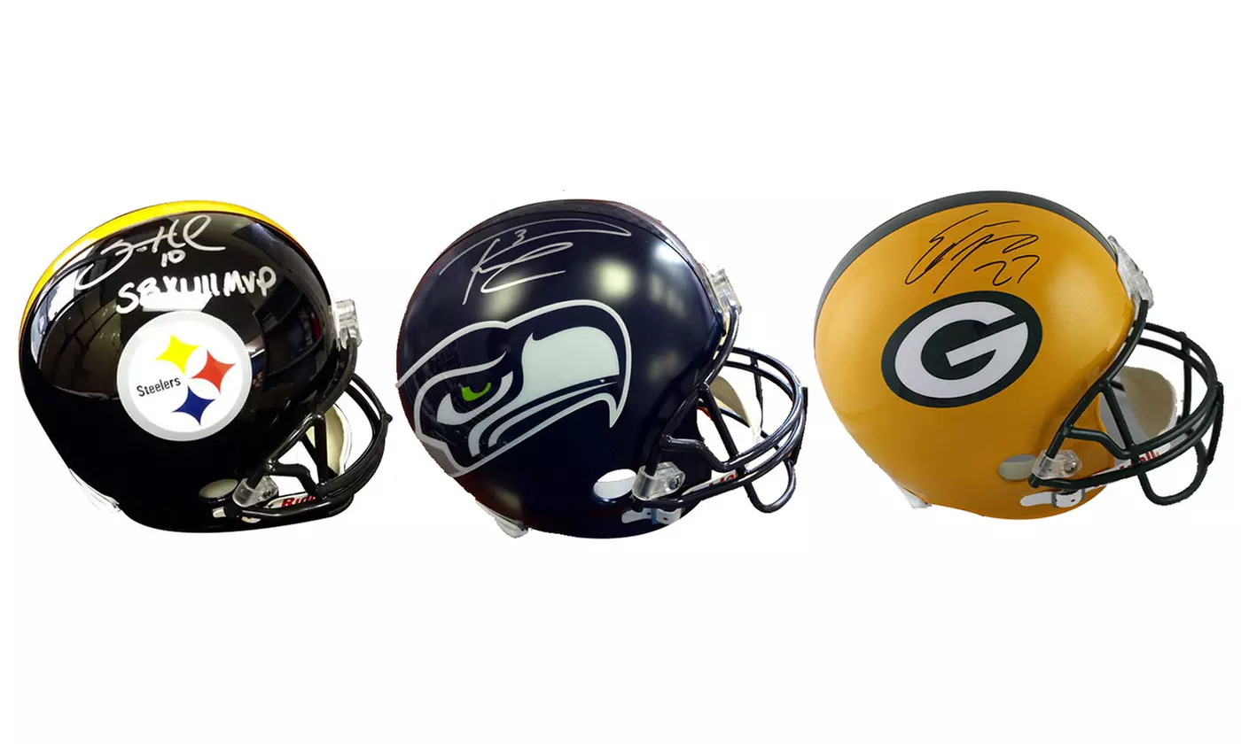 NFL Signed Replica Helmets | Groupon Goods