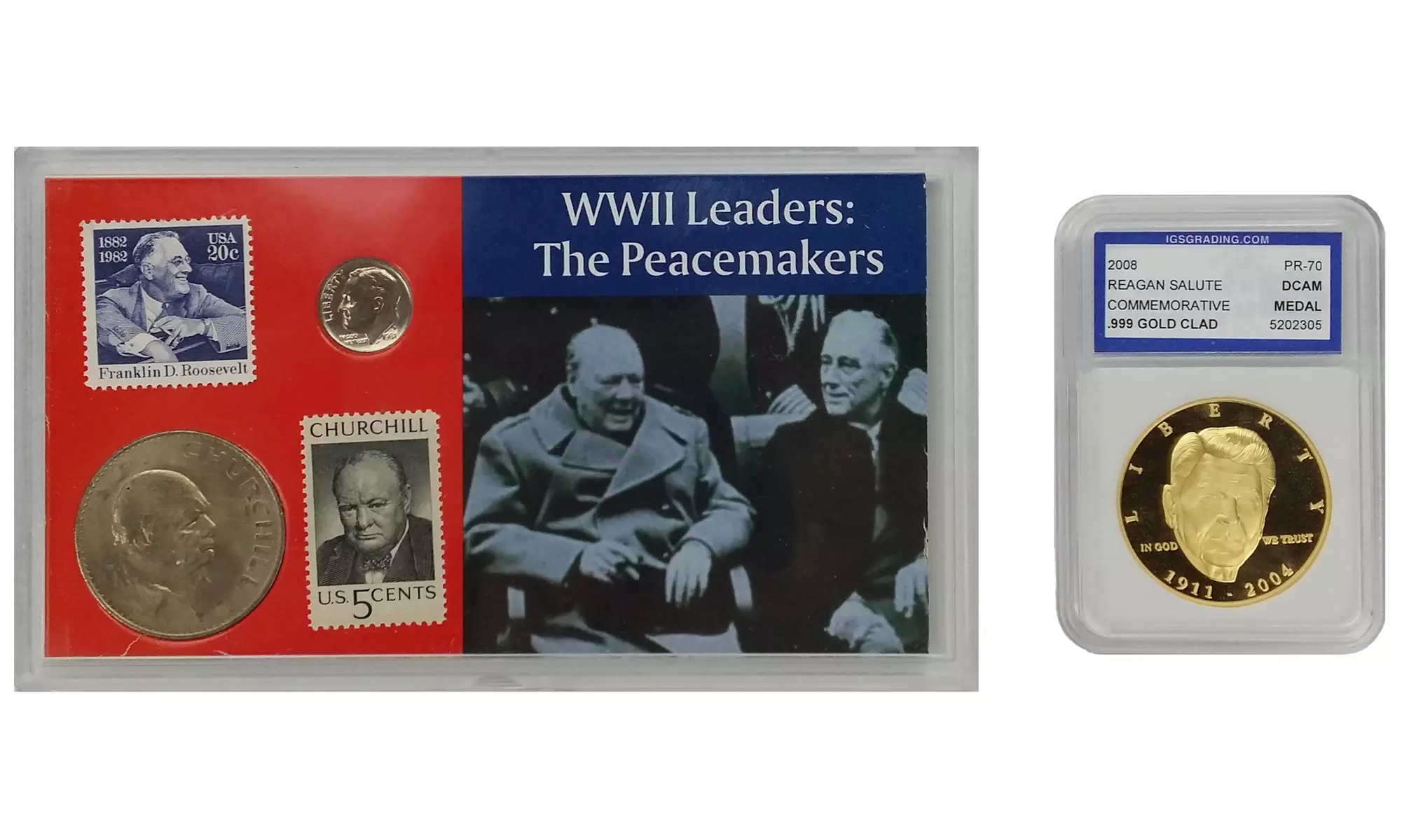 World Leaders 3-Coin Set | Groupon Goods