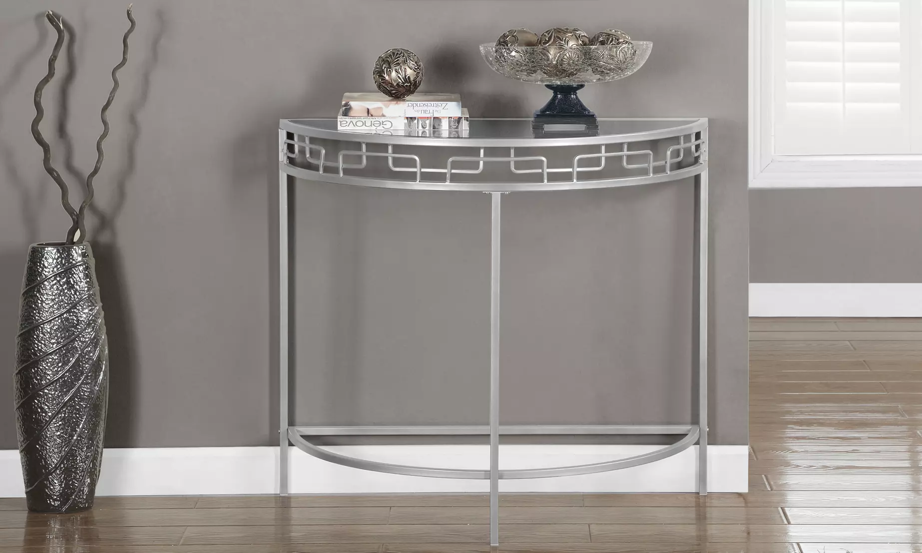 Metal Console Accent Table | Groupon Goods