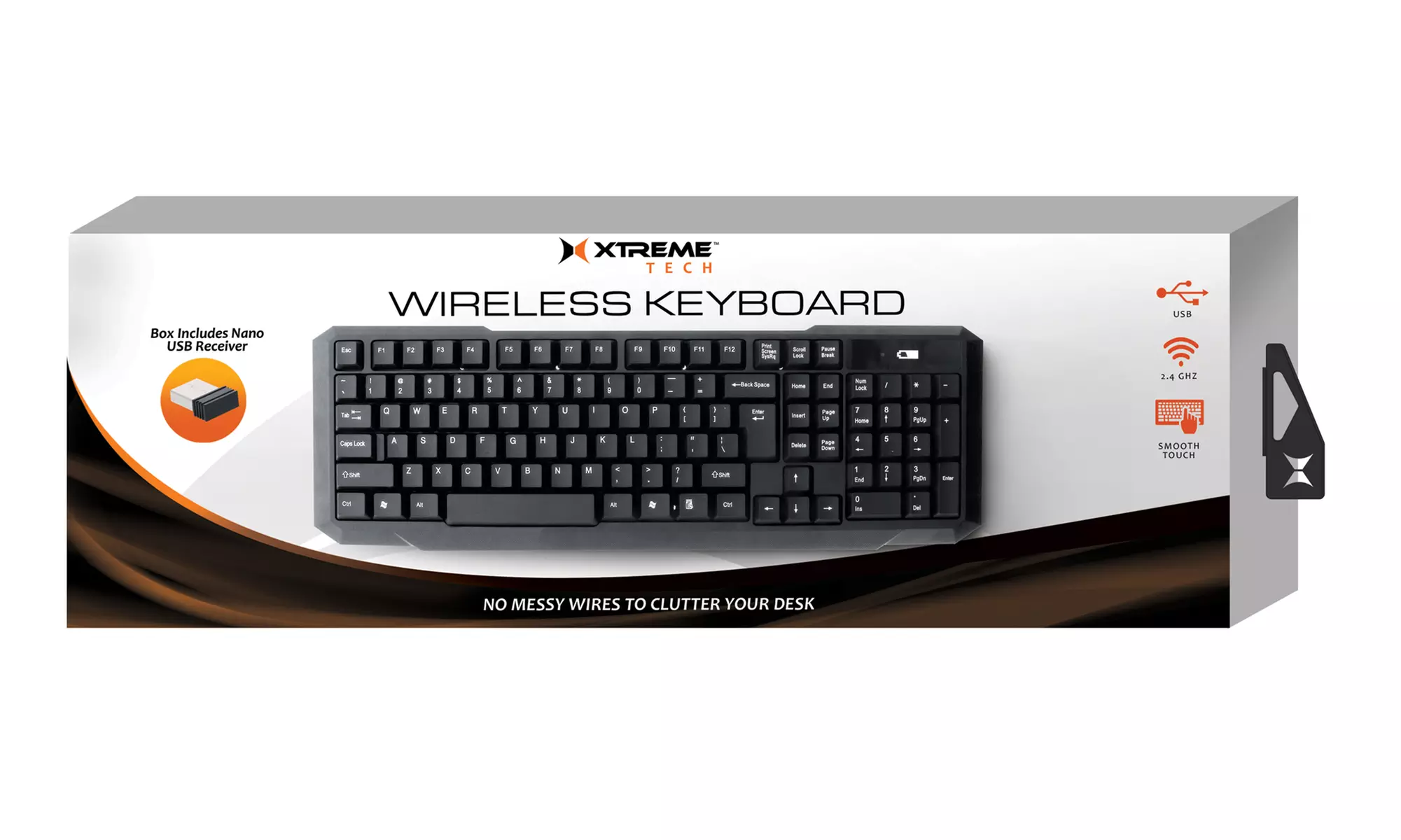 Xtreme 2.4GHz Wireless Keyboard | Groupon Goods