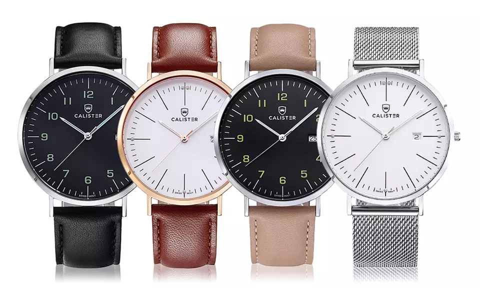Calister Men's Swiss Watches | Groupon Goods