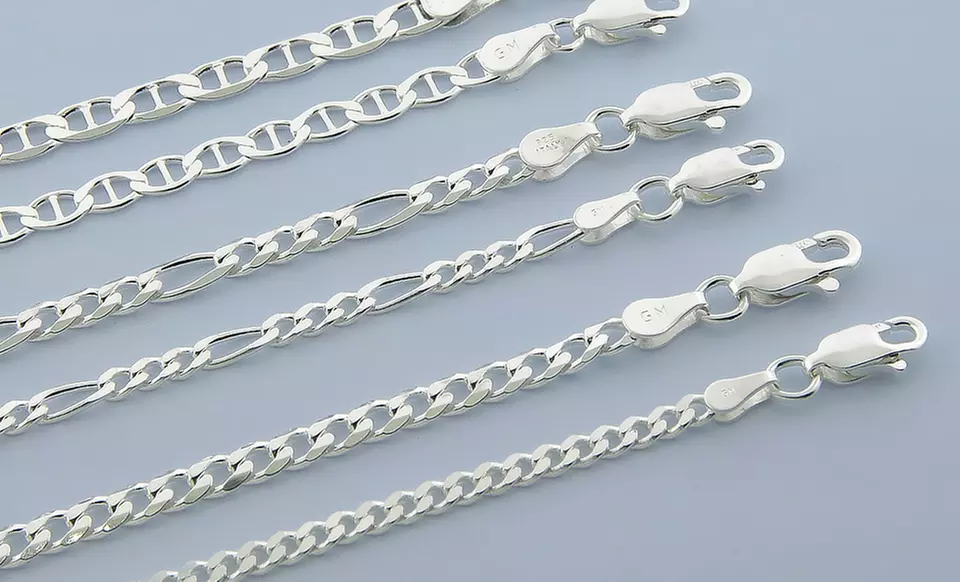 Italian Sterling Silver Chains | Groupon Goods