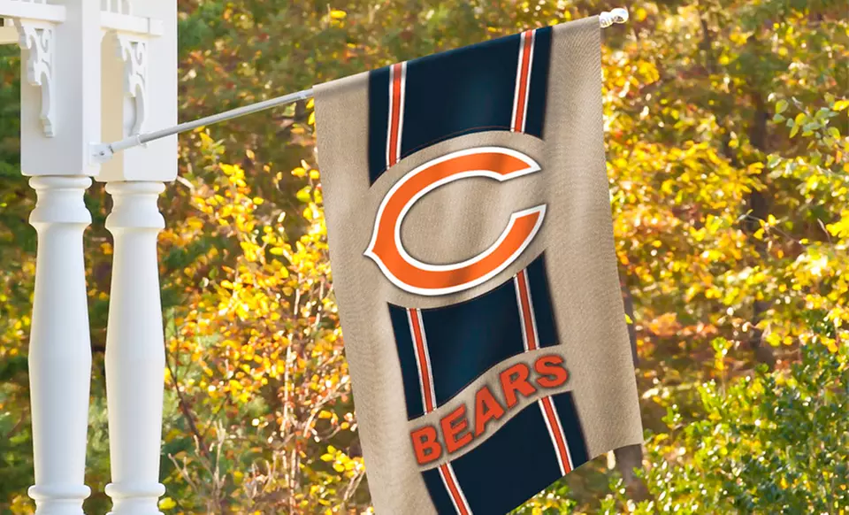 NFL Burlap House Flags | Groupon Goods
