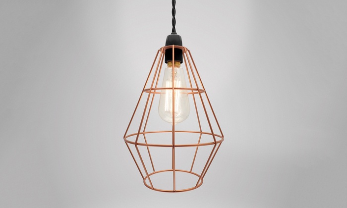 Geometric Style Metal Light Fitting | Groupon Goods