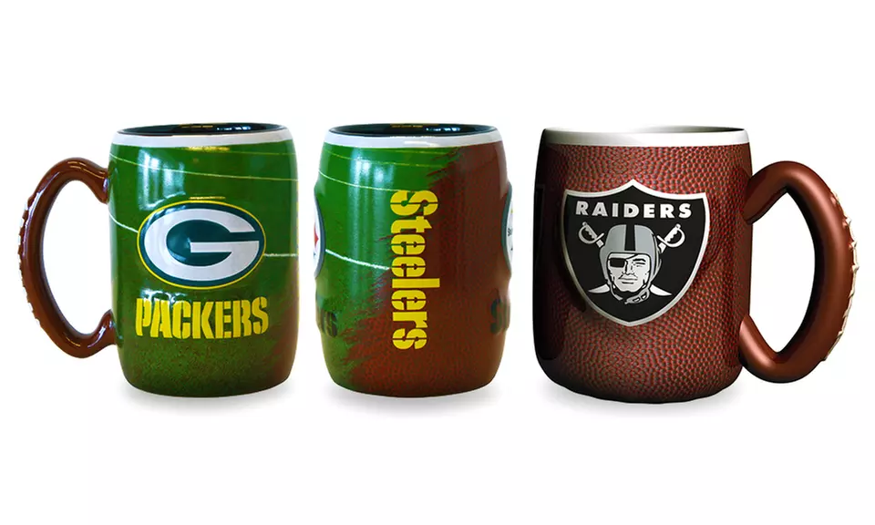 NFL Field Mugs (Set of 2) | Groupon Goods