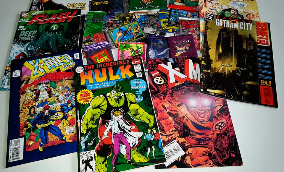 50 Comic Book Bundle with Cards | Groupon Goods