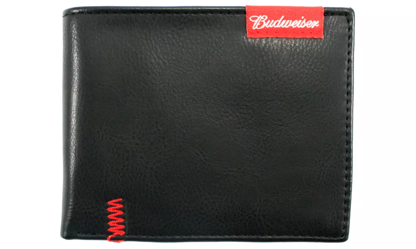 Budweiser Men's Leather Wallet | Groupon Goods
