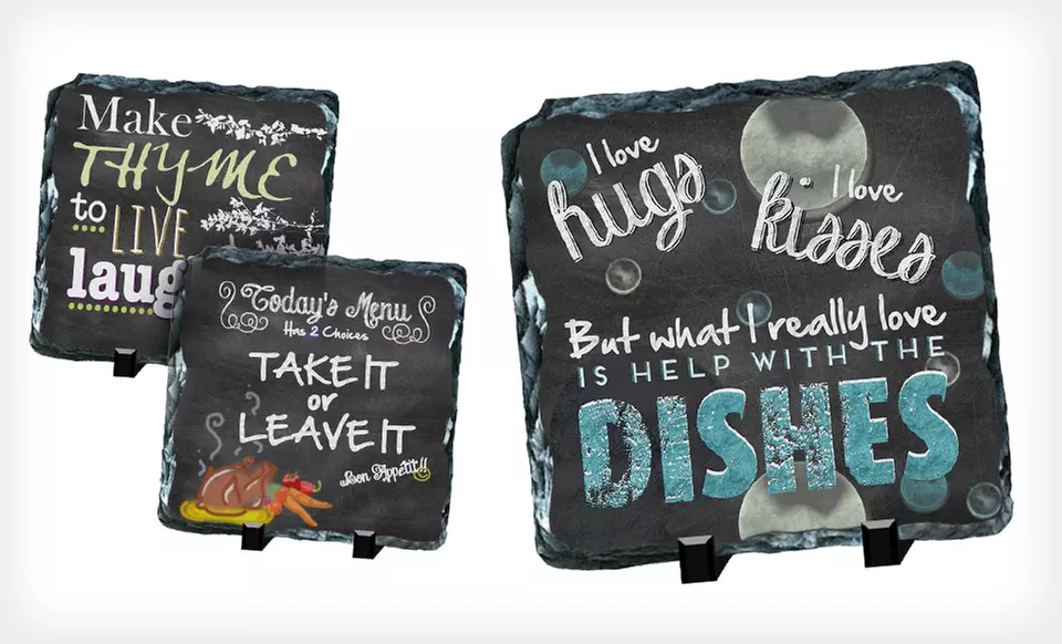 Chalk Slate Signs | Groupon Goods