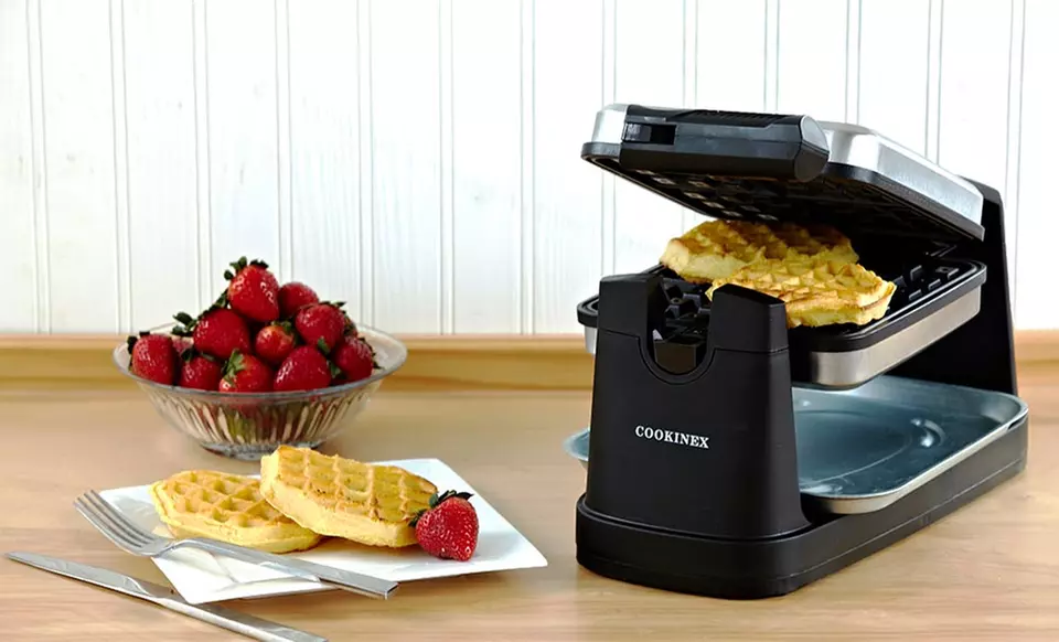 Cookinex Rotary Waffle Maker | Groupon Goods
