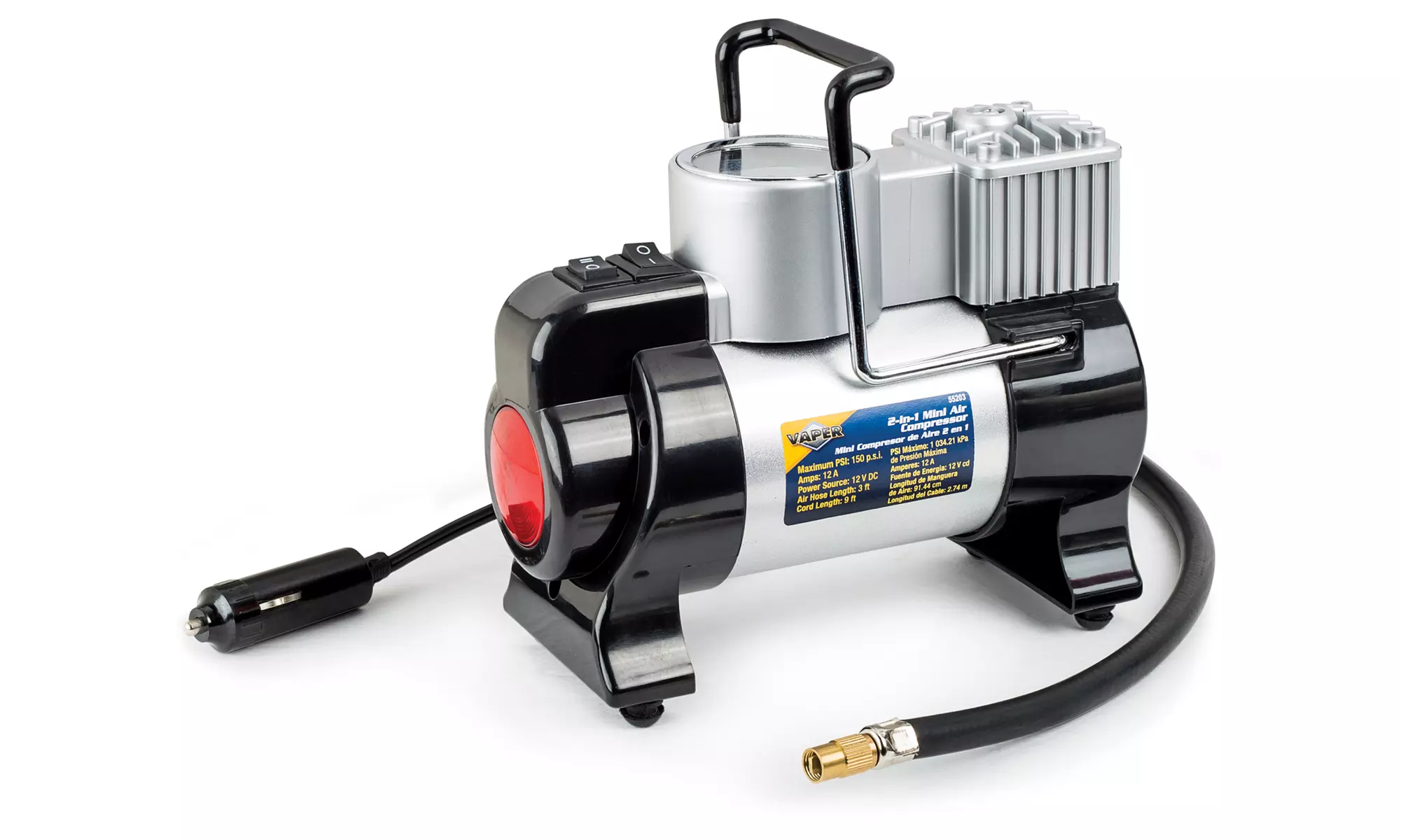 2-in-1 Mini Air Compressor | Groupon Goods