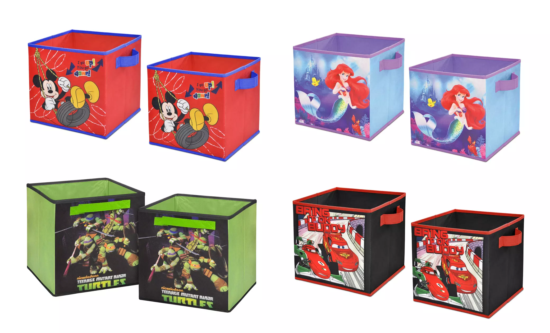 Disney Storage Cube 2-Pack | Groupon Goods