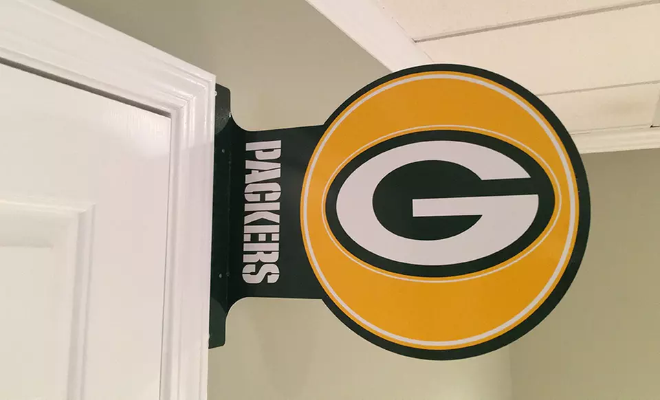 NFL Metal Flange Signs | Groupon Goods