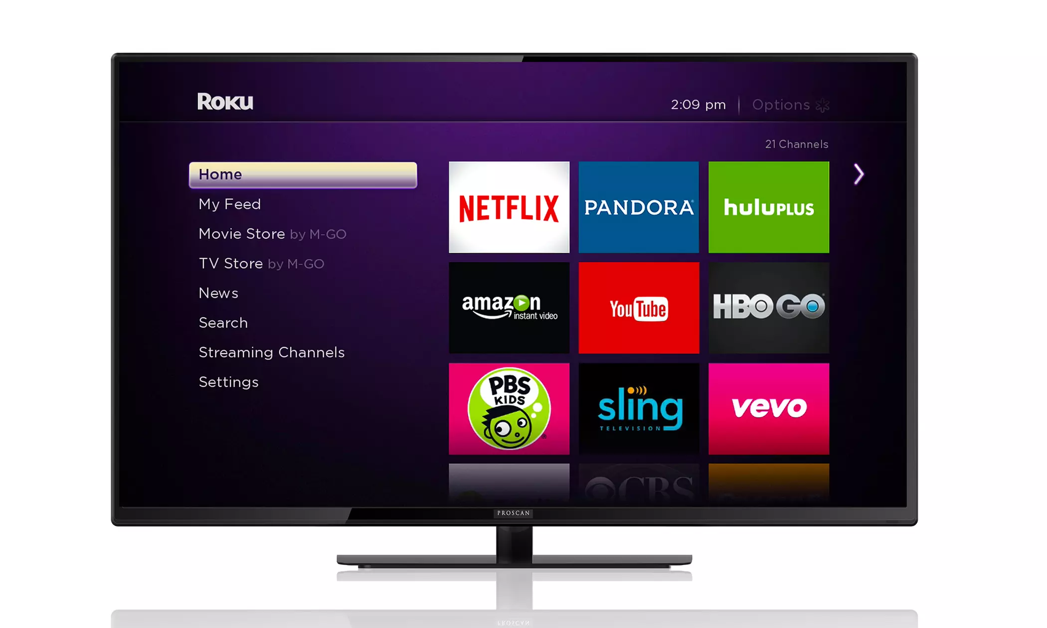 Proscan 50" 1080p HDTV with Roku | Groupon Goods