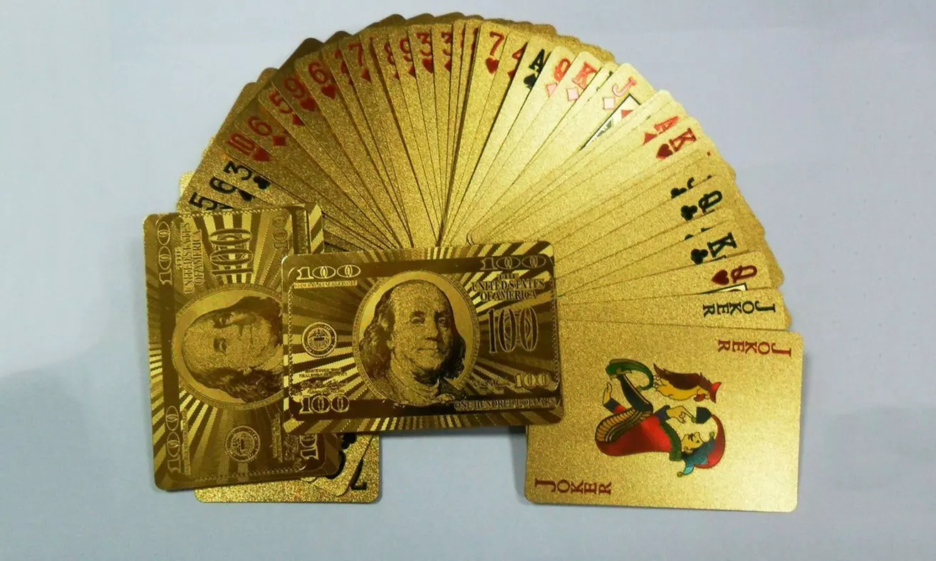 24K Gold-Plated Playing Cards | Groupon Goods