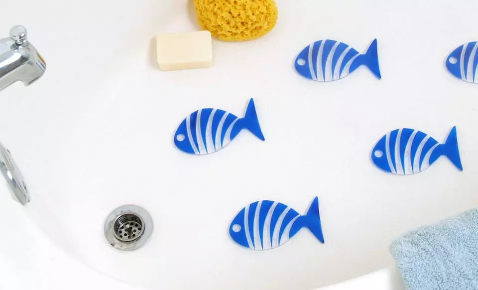 Set of Nonadhesive Tub Treads | Groupon Goods