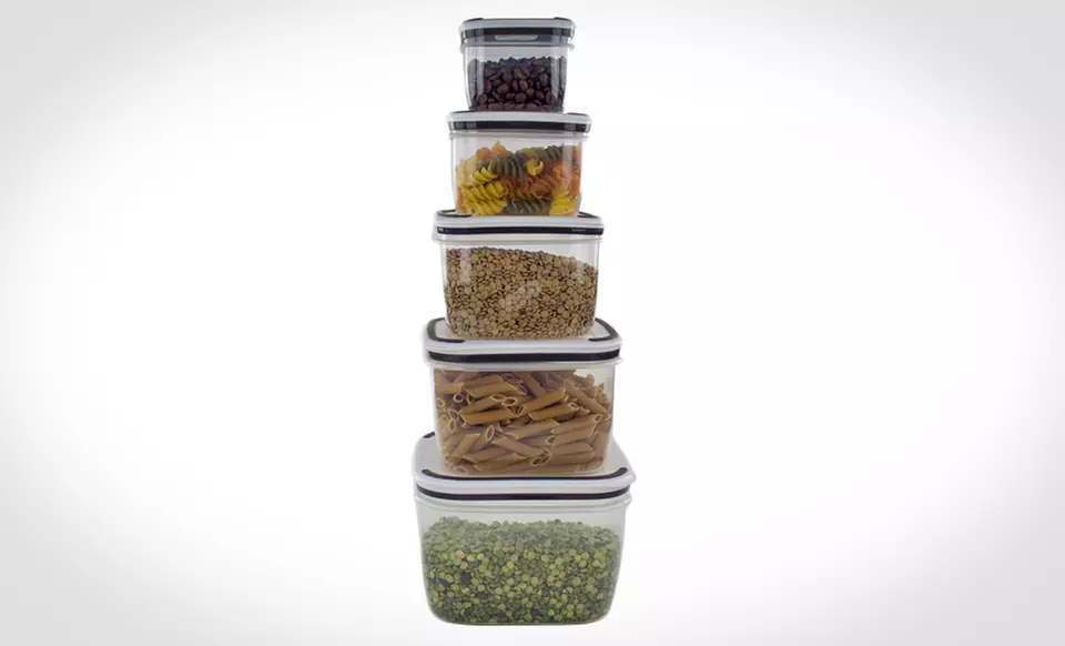 10-Piece Food Container Set | Groupon Goods