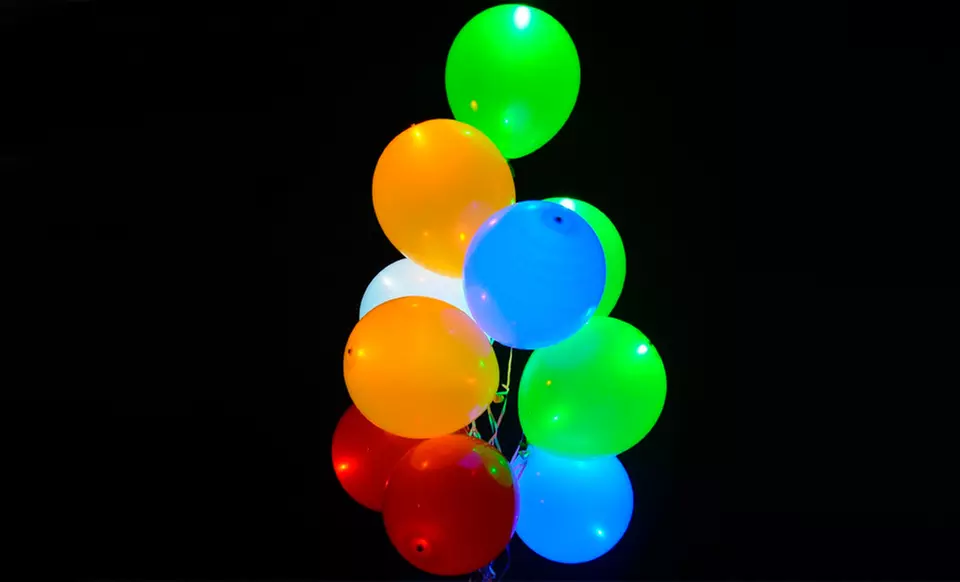 LED Balloons (10-Pack) | Groupon Goods