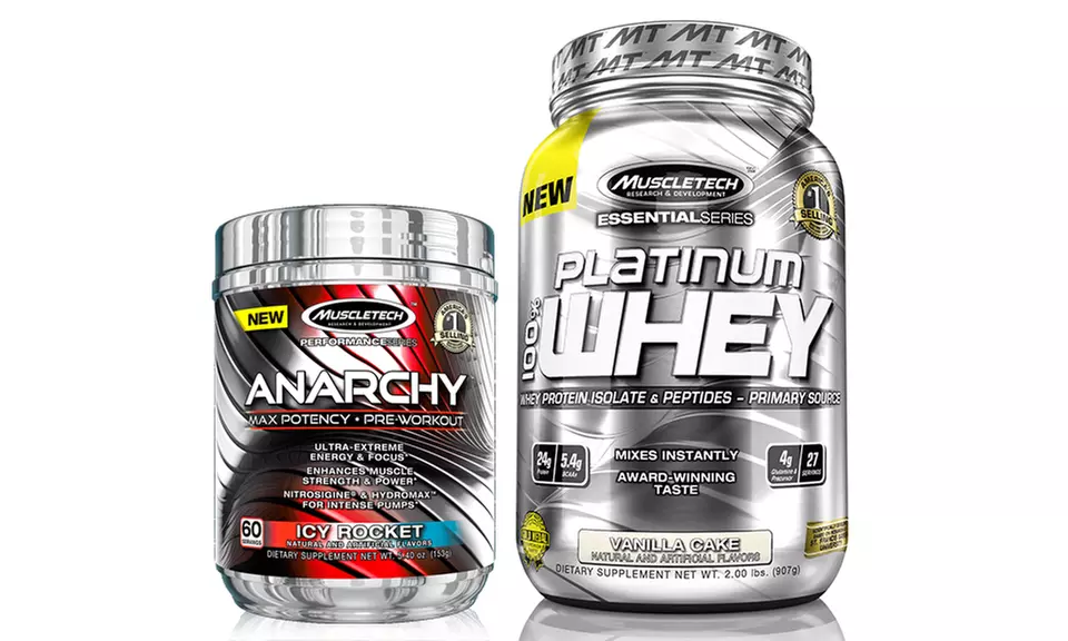 Muscletech Anarchy/100% Whey | Groupon Goods