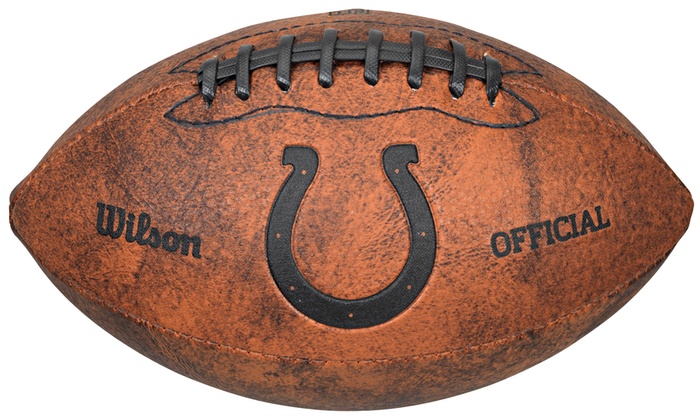 Up To 64% Off on Wilson NFL 9" Throwback Football | Groupon Goods