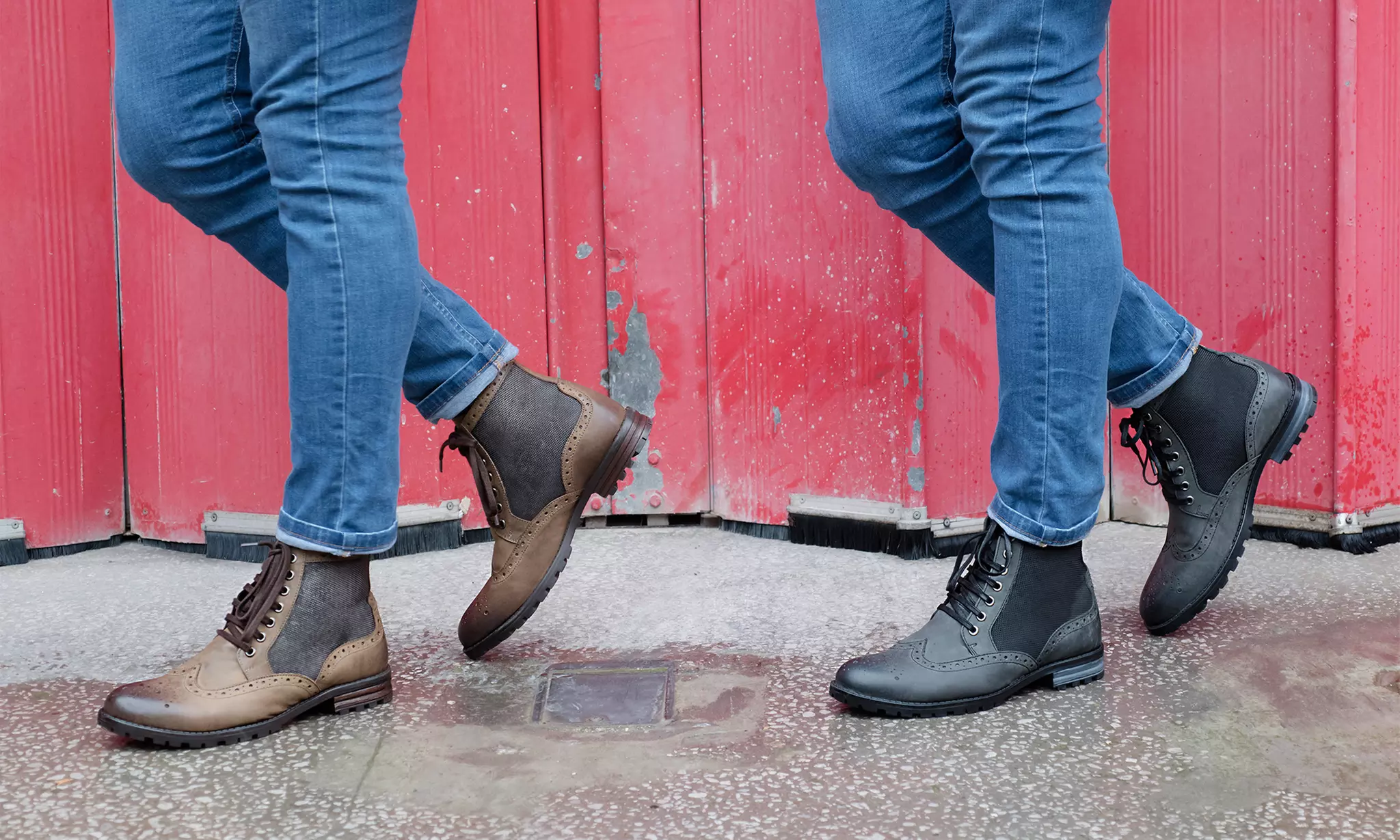 Boots en cuir Redfoot | Groupon Shopping