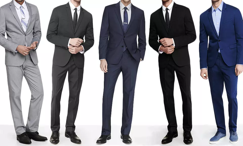 Mario Rossi Slim Fit Suits | Groupon Goods