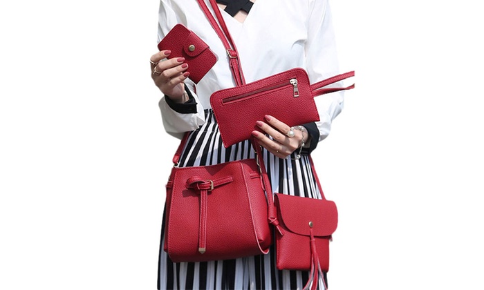 Four-Piece Tote Bag Set | Groupon