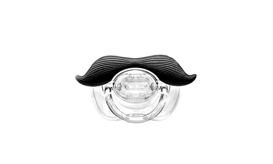 Baby Moustache Pacifiers | Groupon Goods