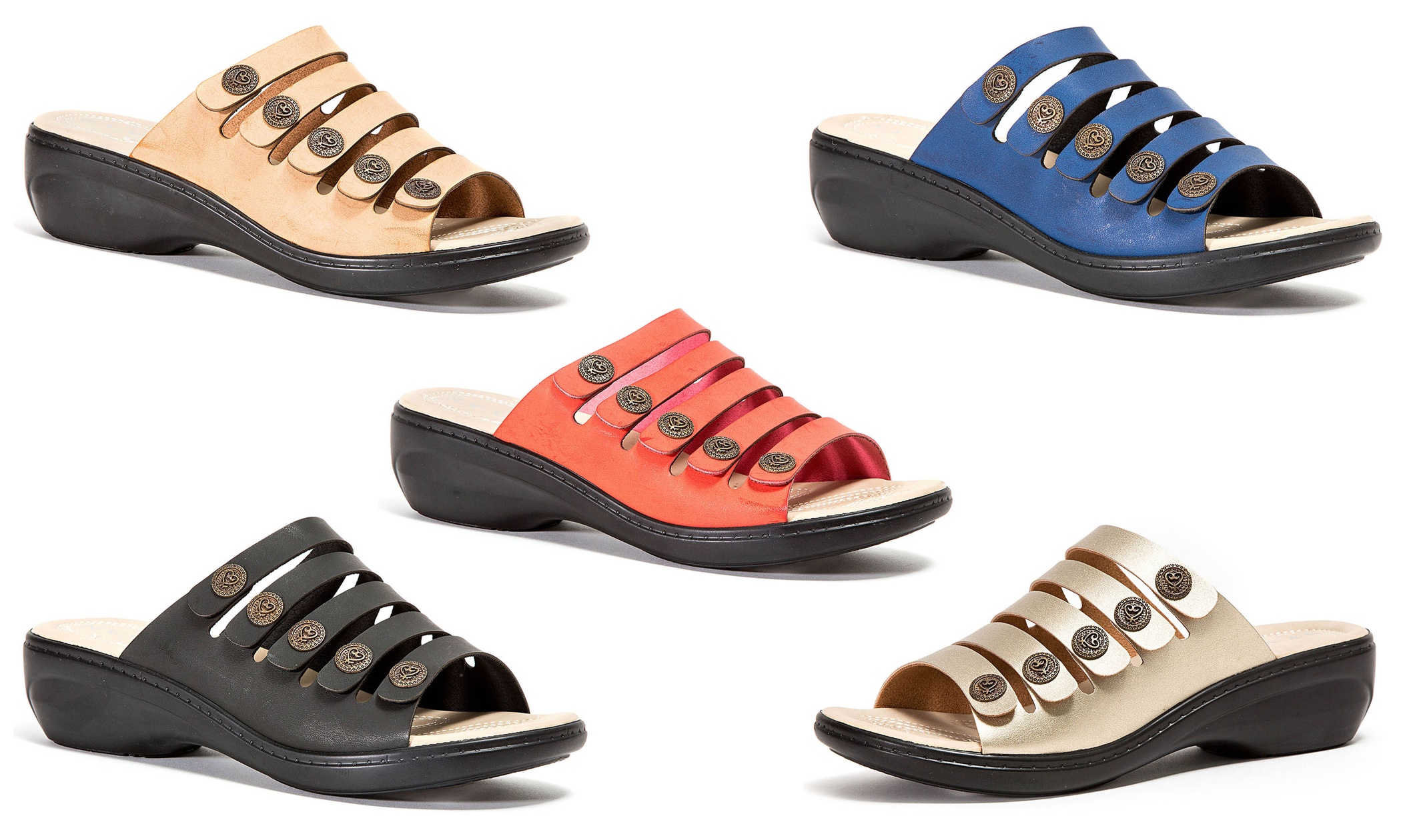 NY VIP 779 Comfort Sandals | Groupon Goods