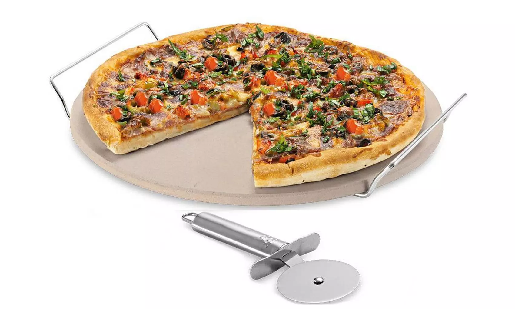 Pizza Stone Set (3-Piece) | Groupon Goods