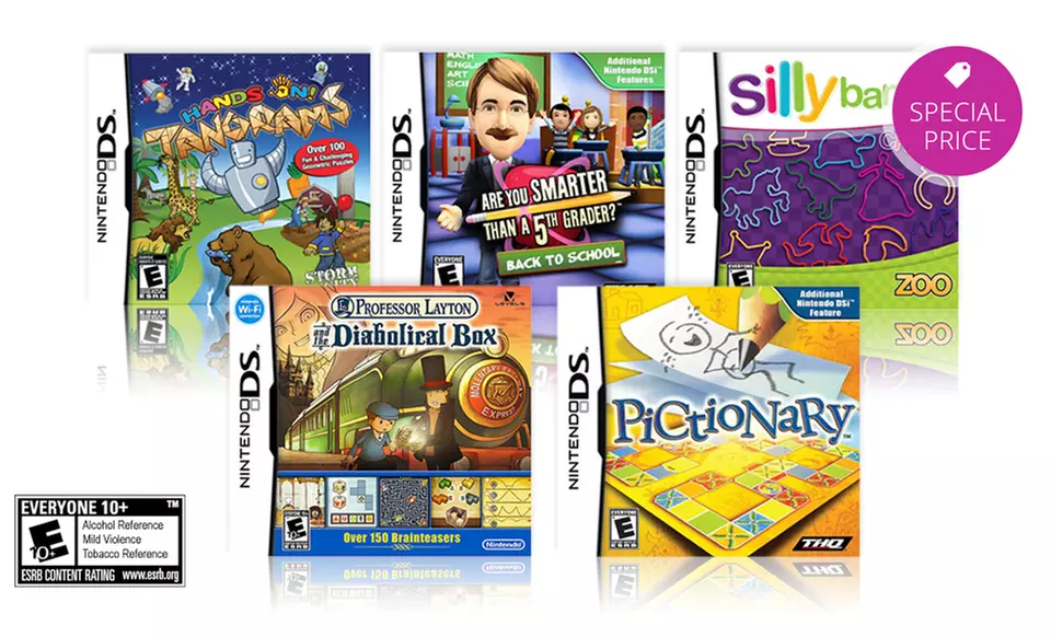 Nintendo DS Five-Game Bundle | Groupon Goods