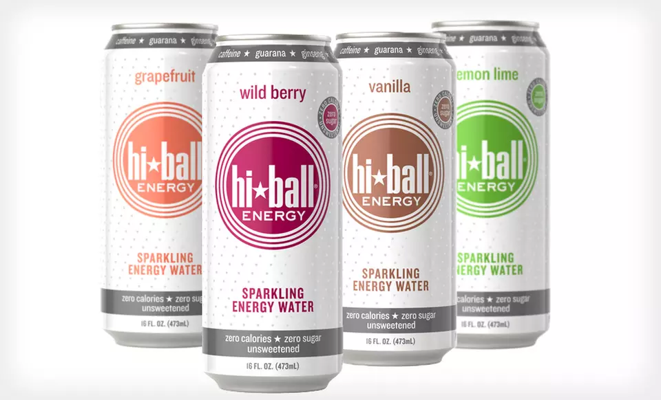 Hiball Sparkling Energy Water | Groupon Goods