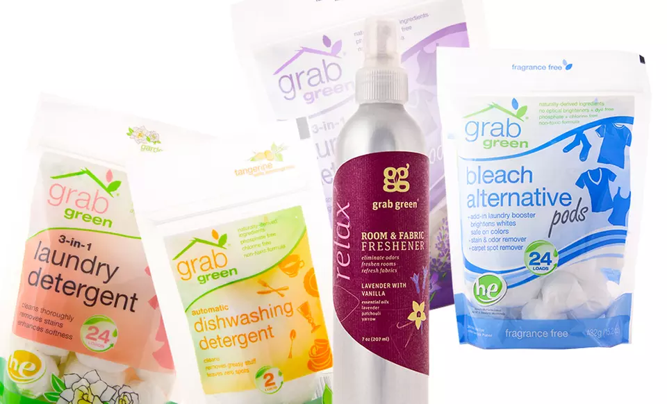 Grab Green Laundry-Detergent Kit | Groupon Goods