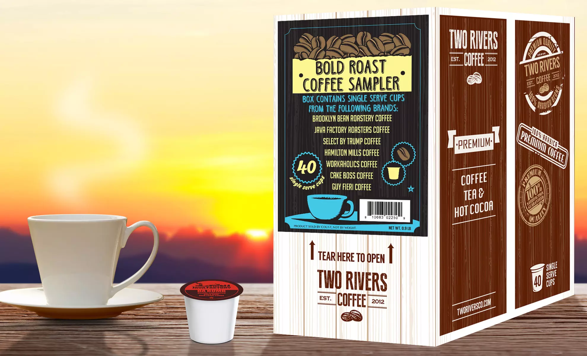 Bold-Roast Coffee Sampler (40ct) | Groupon Goods