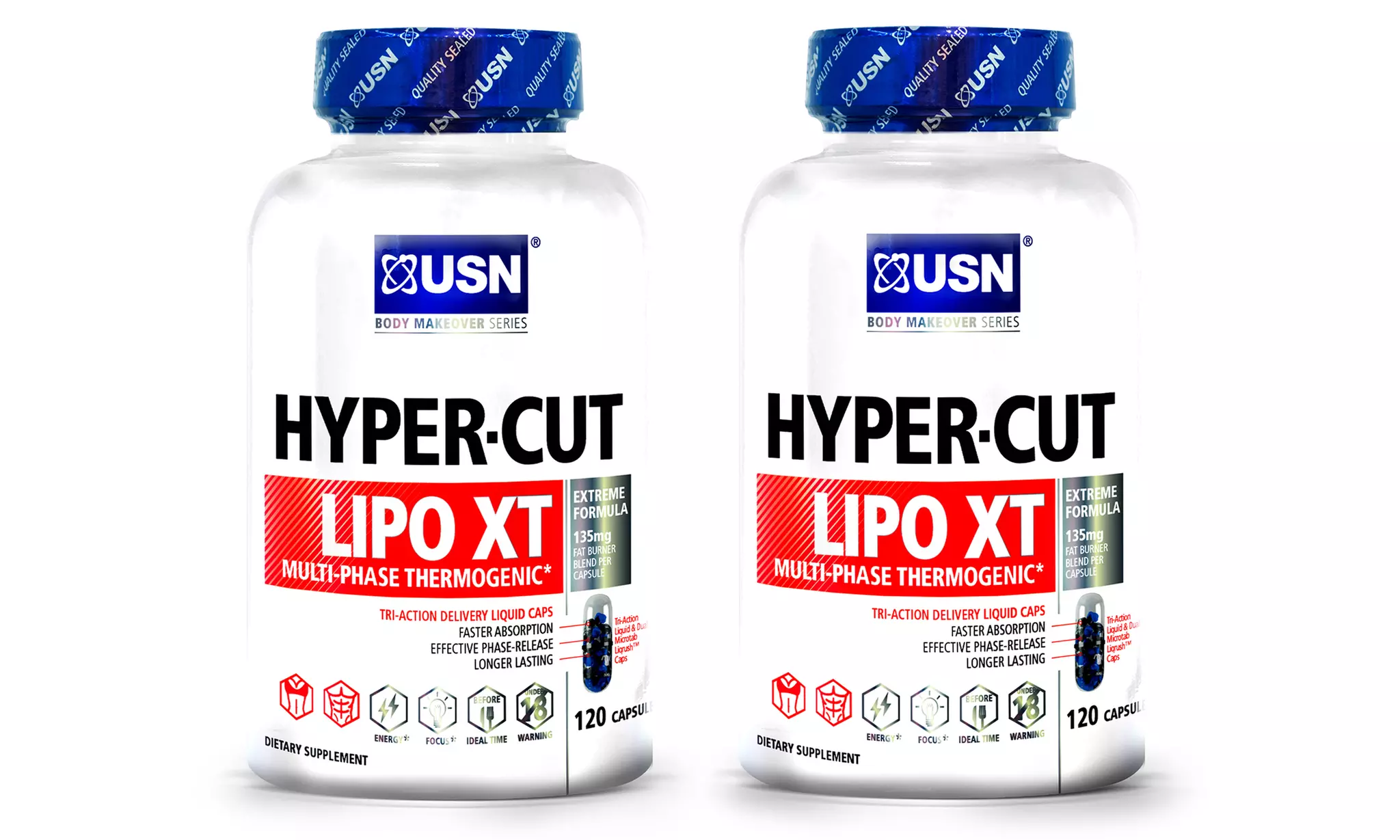 USN Hyper Cut Lipo XT (2-Pack) | Groupon Goods