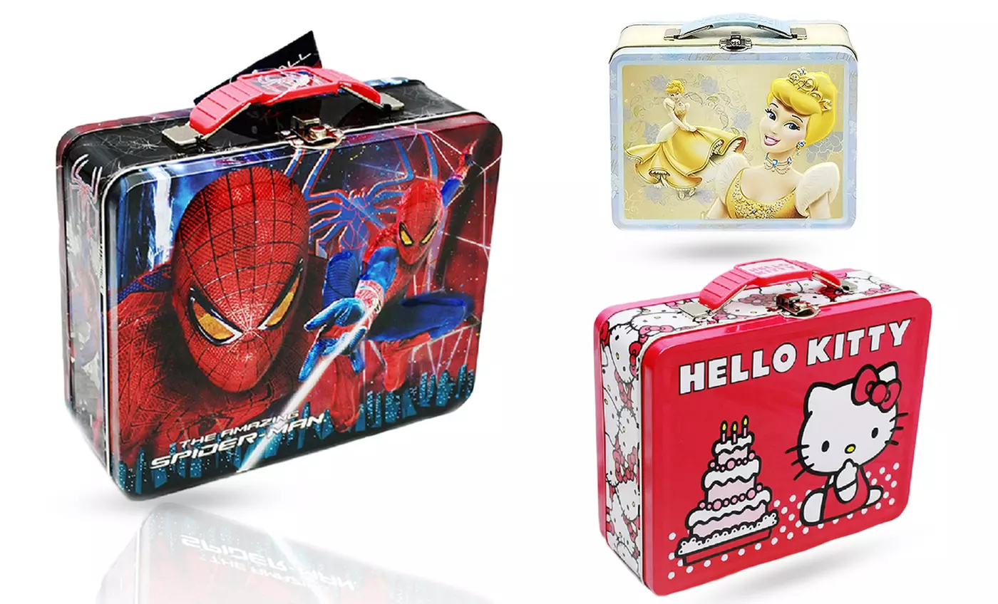 Mini Metal Cartoon Lunch Boxes | Groupon Goods