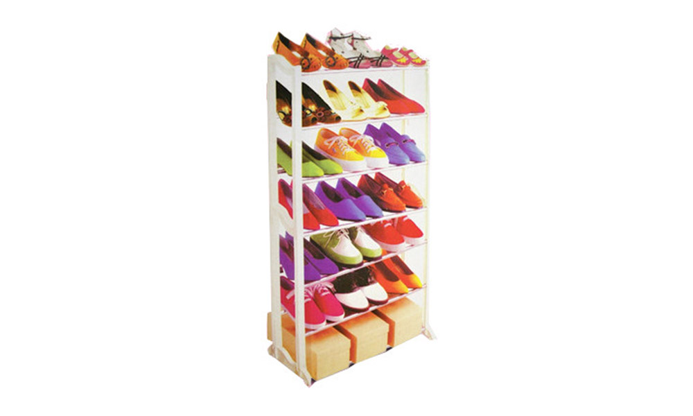 Seven-Tier Shoe Rack | Groupon Goods
