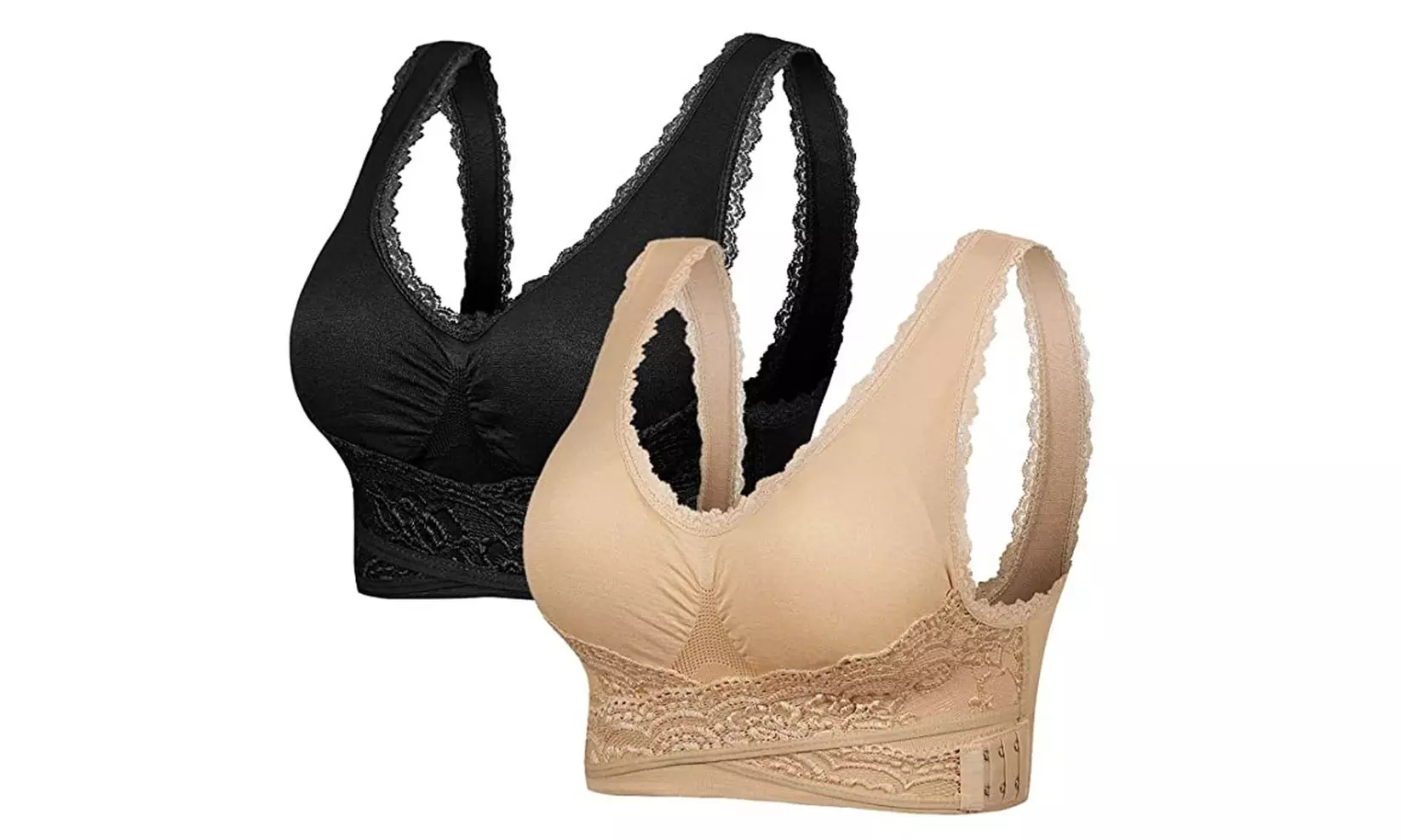 One or Two Front-Cross Push-Up Bras | Groupon Goods