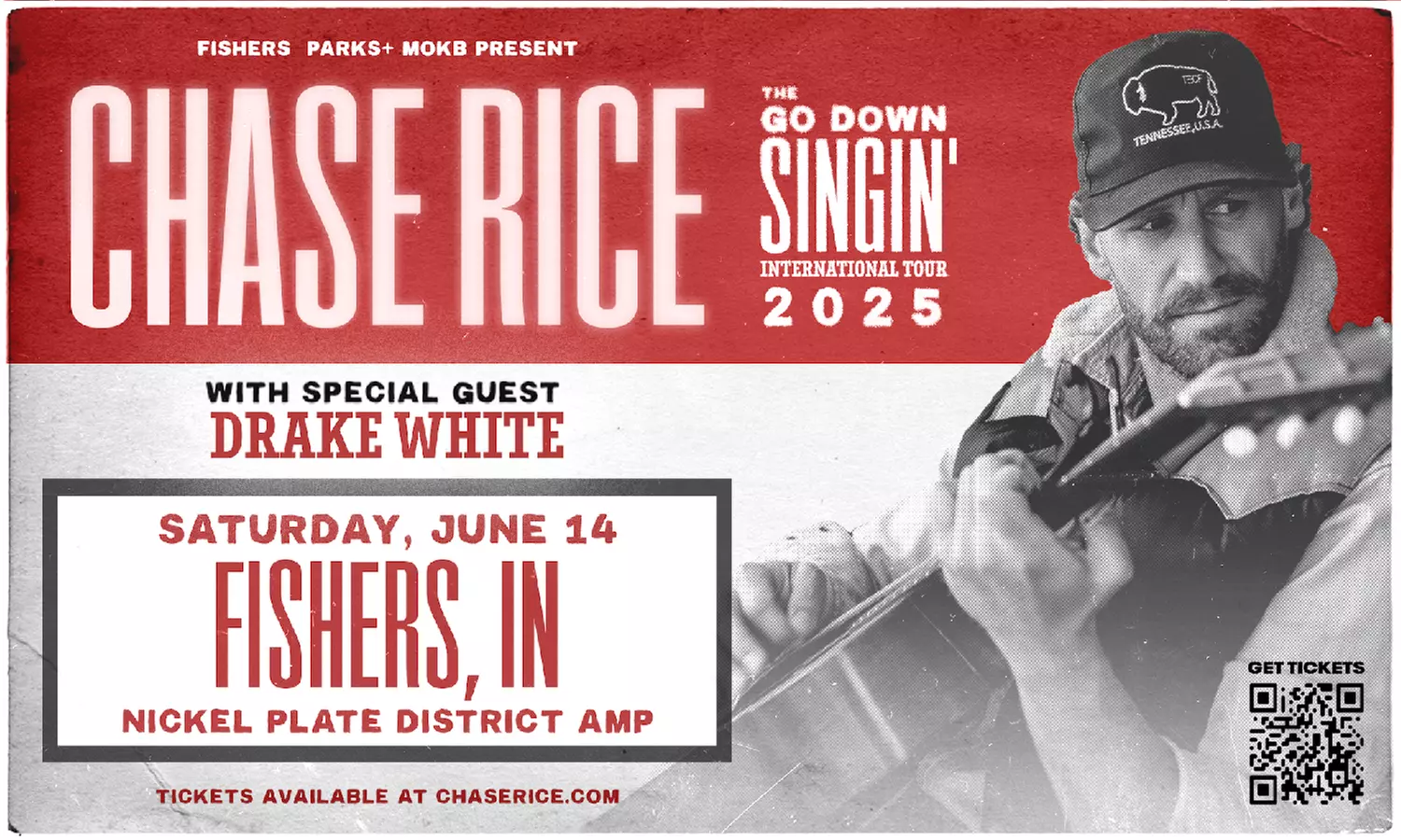 Chase Rice Drake White Nickel Plate District Amphitheater Fishers IN ...