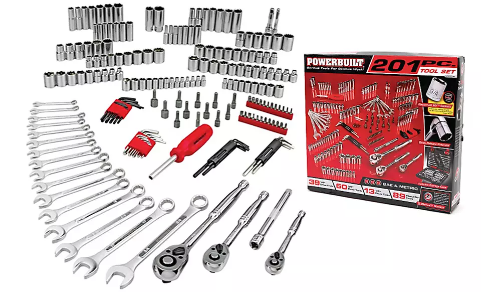 201-Piece Powerbuilt Tool Set | Groupon Goods