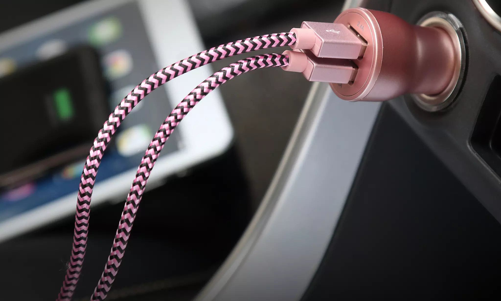 LAX Dual USB Fast Car Charger | Groupon Goods