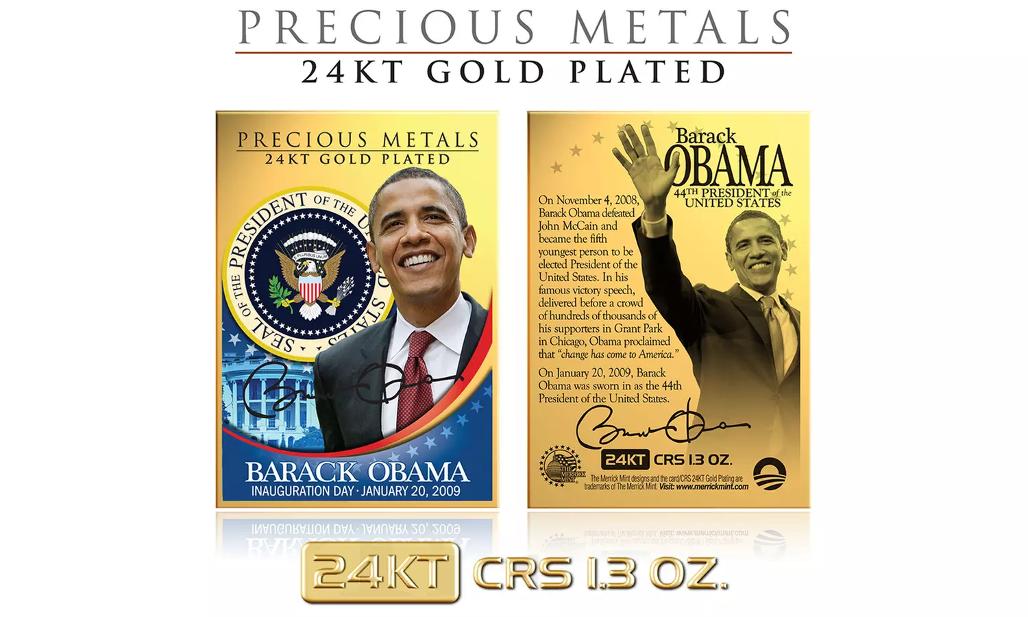 Barack Obama Collector's Card | Groupon Goods
