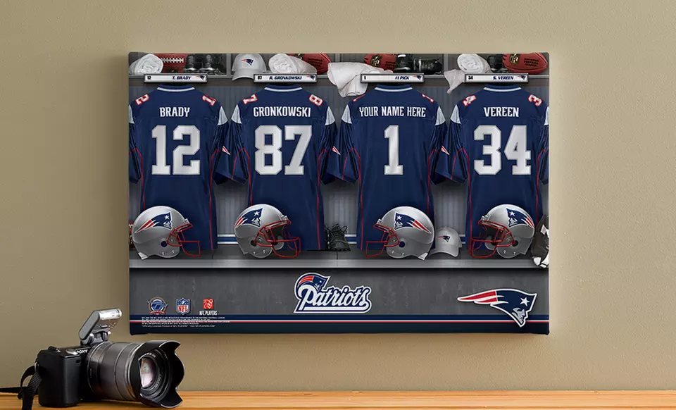 Custom NFL Locker-Room Canvas | Groupon Goods