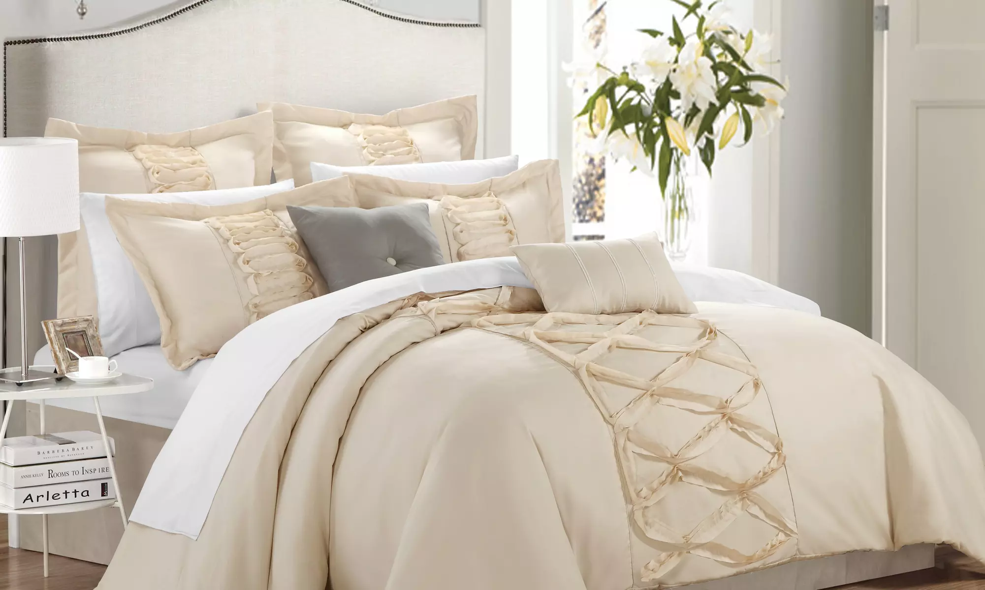 8-Piece Ruth Comforter Set | Groupon Goods