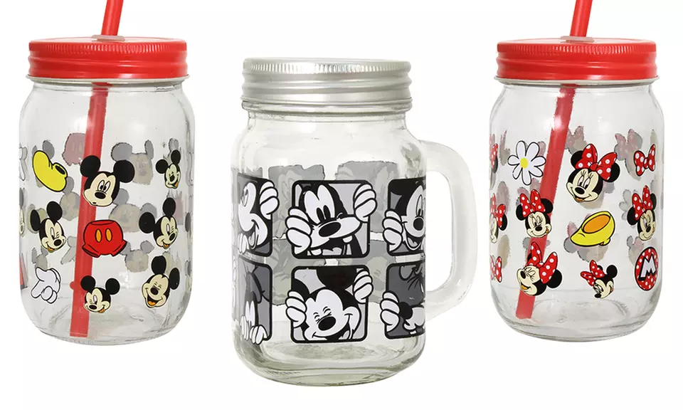 Disney Mason Jars (2-Pack) | Groupon Goods
