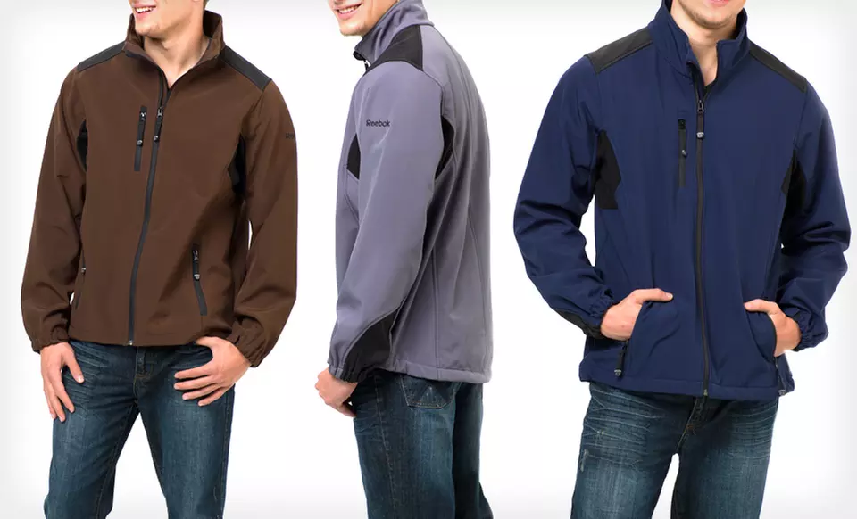 Reebok Men’s Soft-Shell Jackets | Groupon Goods