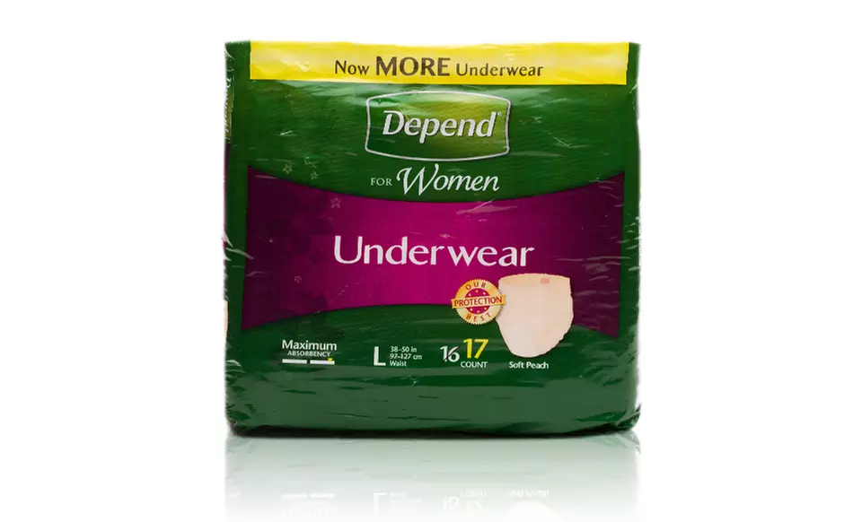 Depend for Women (4-Pack) | Groupon Goods