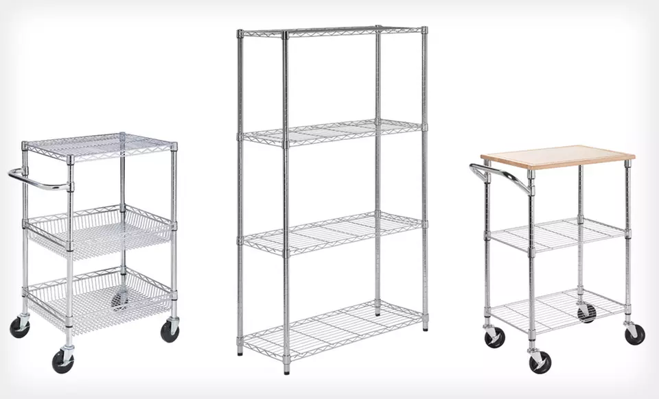 Chrome Storage Units | Groupon Goods