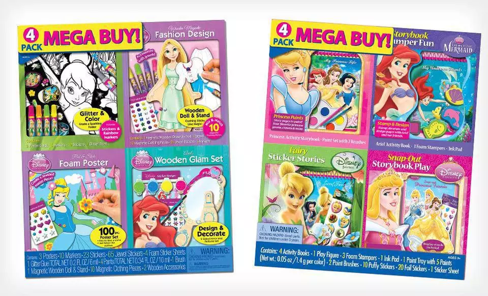 Disney Princess Activity Boxes | Groupon Goods
