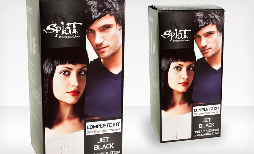 Jet-Black Hair Coloring Kit | Groupon Goods